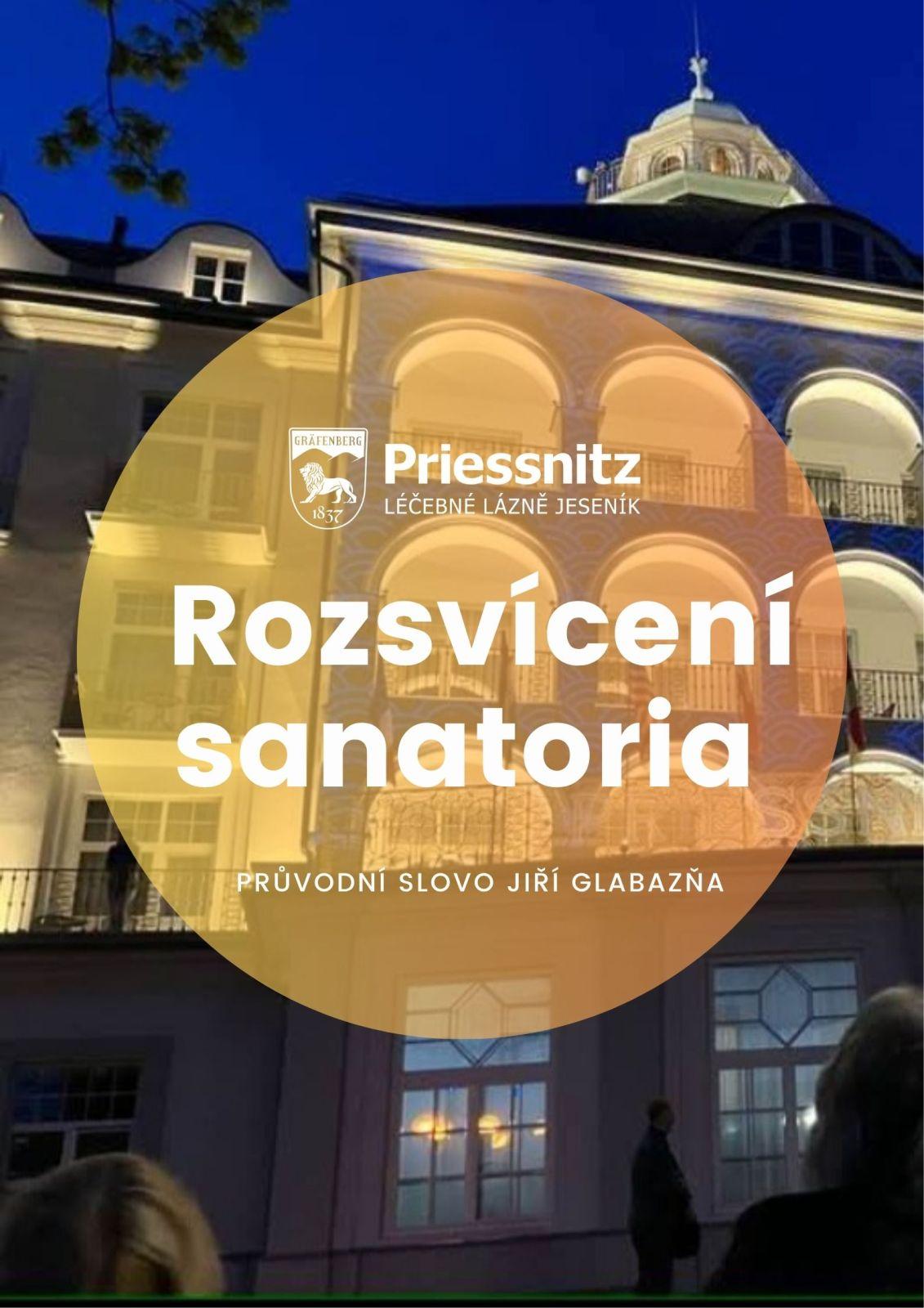 ROZSVÍCENÍ SANATORIA | Pod širým nebem / festivaly | Priessnitzovy ...